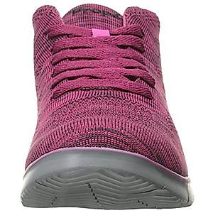 Propét Women's TravelFit Hi Walking Shoe, Berry, 6 2E US