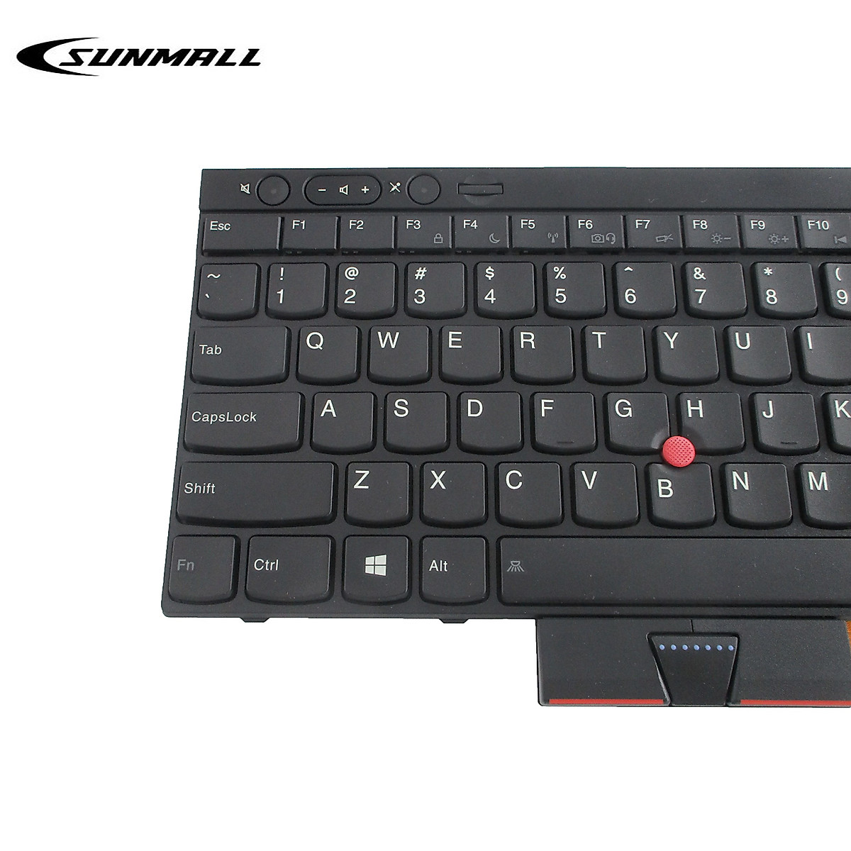 SUNMALL New Laptop Keyboard Replacement with Pointer(no Backlit) Compatible with Lenovo IBM ThinkPad T430 T430S T430I X230 X230T X230I T530 W530 (Not Fit T430U X230S)