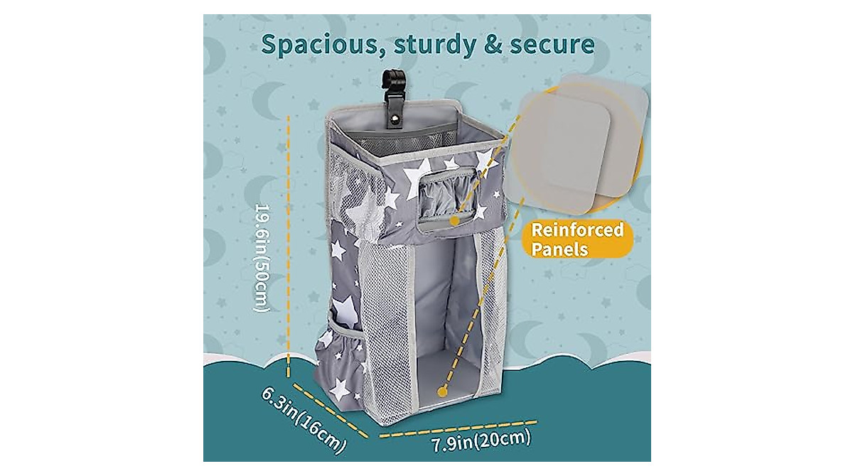 GARRAM Portable Diaper Caddy - Space-Saving Organizer
