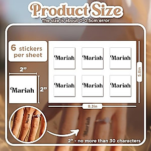 Custom Temporary Tattoo - Temporary Tattoos for Gifting - Make Your Own Temporary Tattoos - Tattoo Stickers for Men & Women