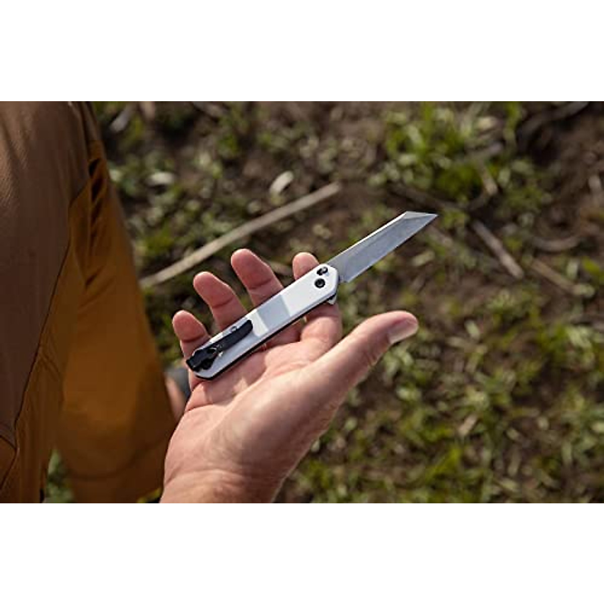 Gerber Gear Spire Pocket Knife - 2.93" Plain Edge Blade Assisted Opening Folding Knife - EDC Gear and Equipment - Aluminum
