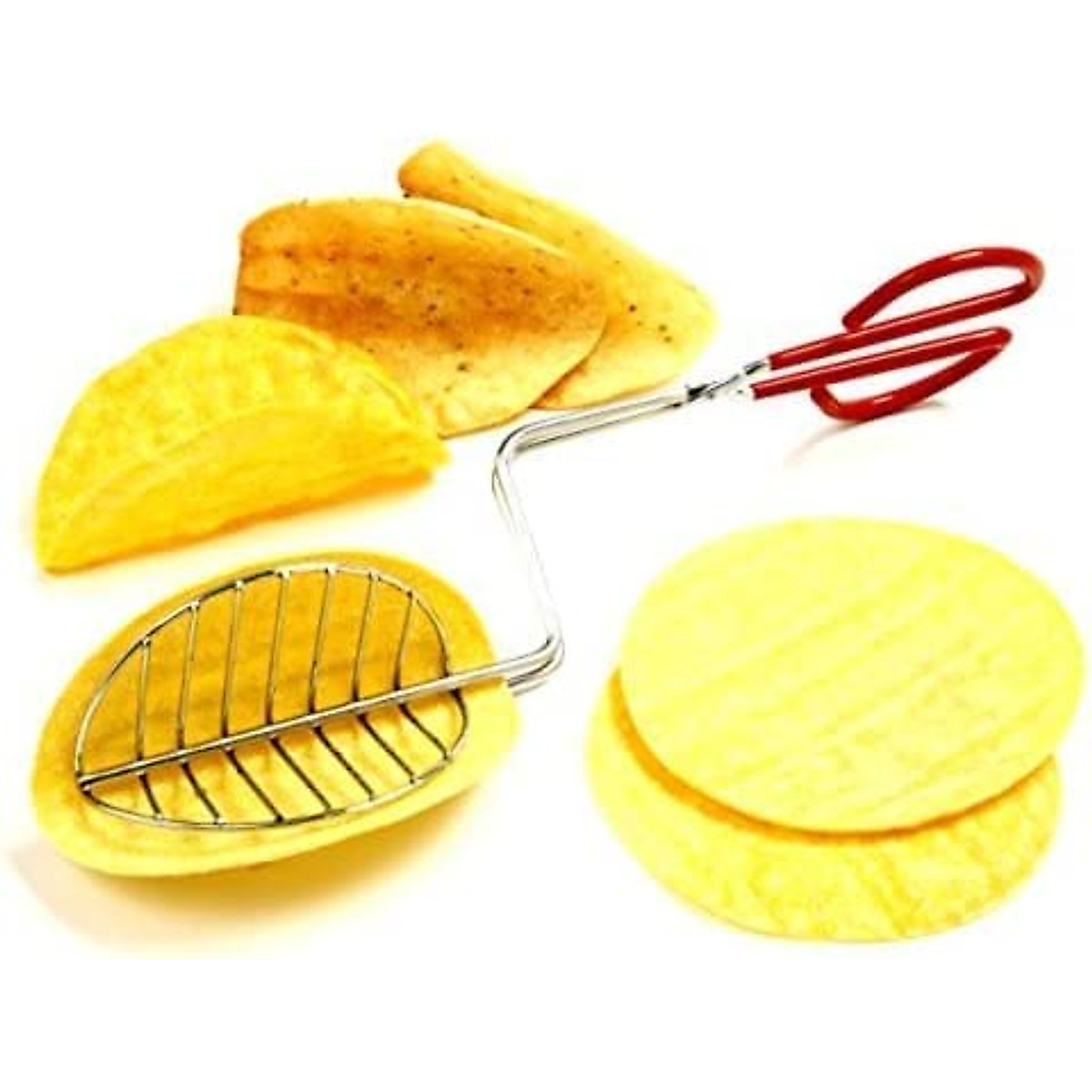 2 sets Taco Maker Press Fried Taco Shells Mold Crisp Deep Fryer Kitchen Tools Gadgets