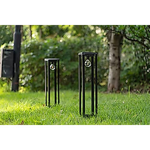 shinar 2 Set Solar Lights with 60 Lumen Vintage Light Bulb E12 warmwhite LEDs Solar Lamps Solar Light Solar Lanterns Solar Pathway Lights for Outdoor Garden, Garage, Driveway, Yard & Balcony