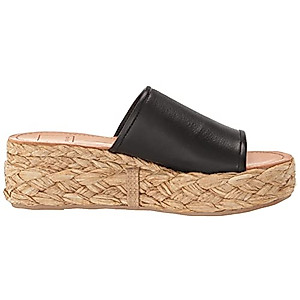 Dolce Vita Women's PABLOS Sandal, Black Leather, 8