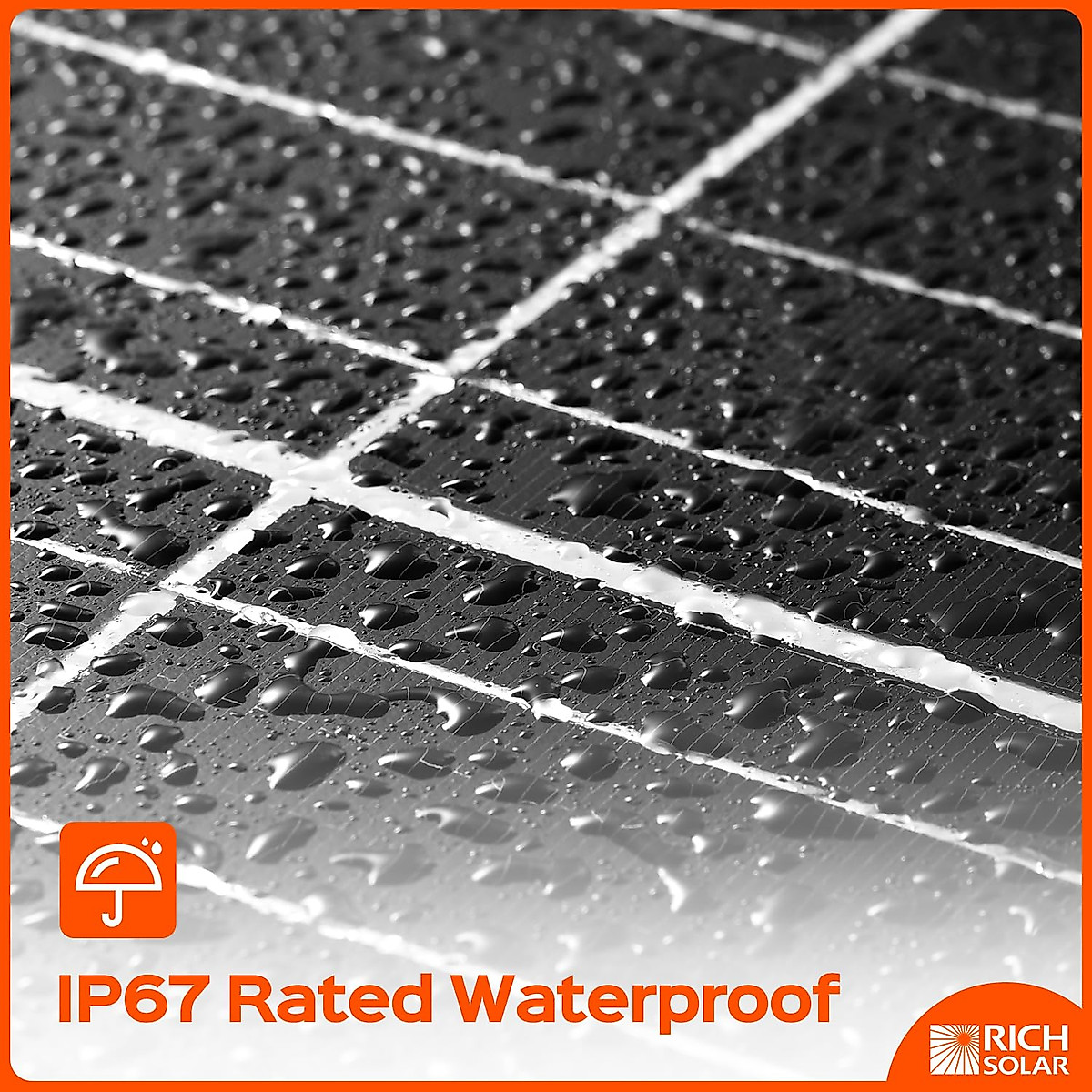 RICH SOLAR 100 Watt 12 Volt ETFE Flexible Monocrystalline Solar Panel for RV Boat Lightweight