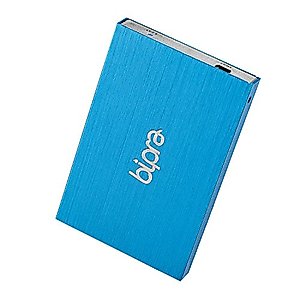 BIPRA 320Gb 320 Gb 2.5 Inch External Hard Drive Portable USB 2.0 - Blue - Ntfs