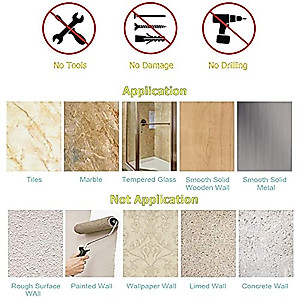 KJMWT Shower Caddy,4 Pack Shower Organizer with No Drilling Wall Mounted,Rustproof Shower Shelves with 4 Hooks,Shower Shelf for Bathroom and Kitchen,Matte Black