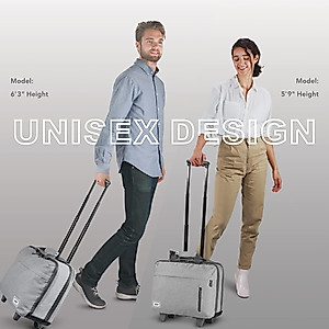 Solo Re:Start Rolling 15.6" Laptop Bag, Grey