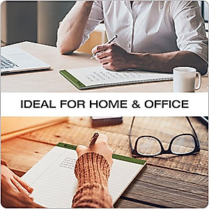 Ampad 100% Recycled Perforated Ruled 50 Sheet 8 1/2 x 11 3/4 Inch White Pads 12 Pack (20-172)