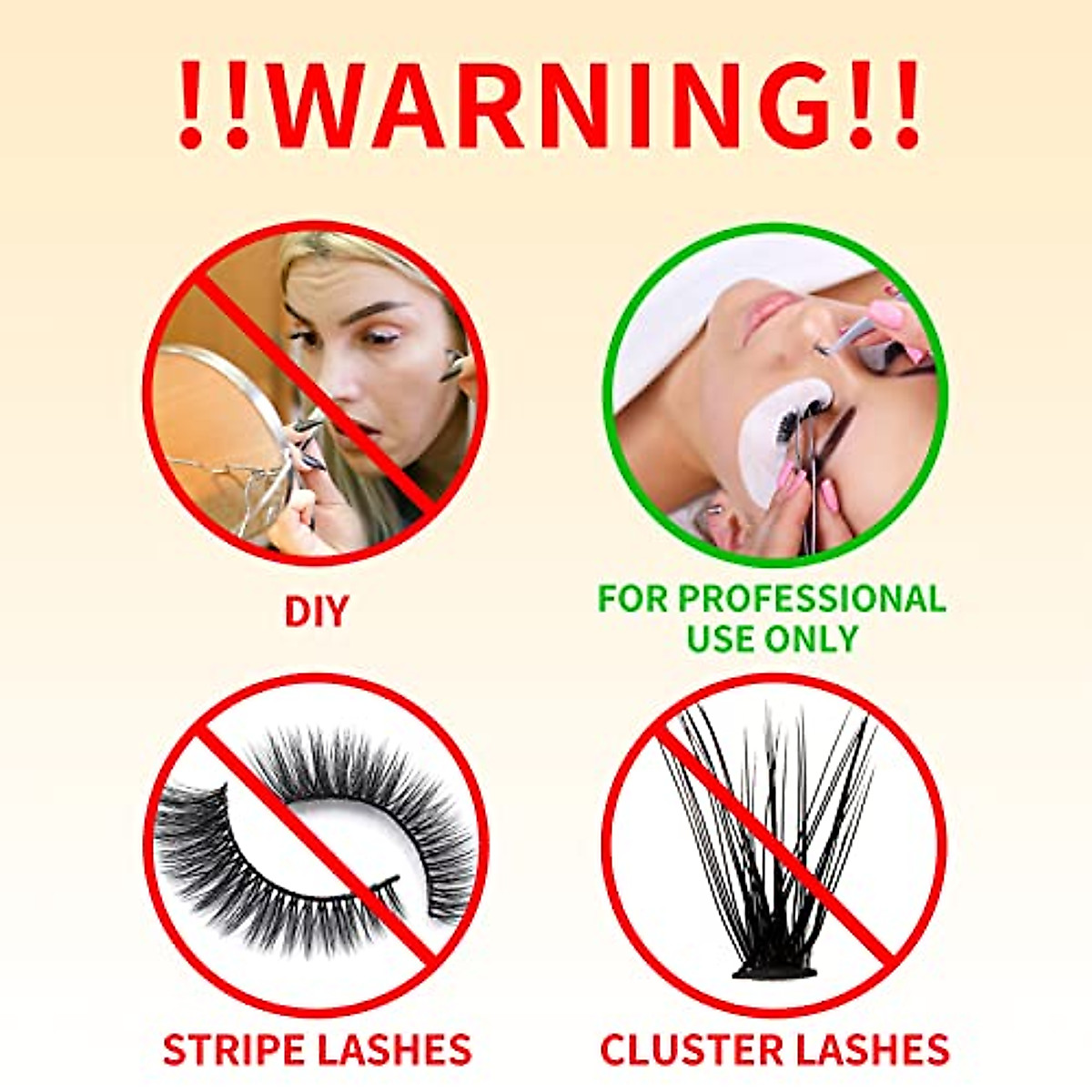 Eyelash Extension Glue FADLASH Extra Strong Lash Glue 5ml 1S Dry Time 8 Weeks Retention Lash Extension Glue Maximum Bonding Power Professional Use Only (Never for DIY/Cluster Lashes)