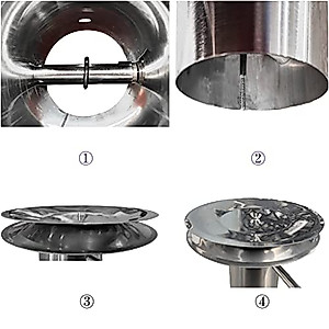 Stainless Steel Cold Smoke Generator Size L Smoker BBQ, for smoking, food and meat smoker, grill, BBQ premium accessories, professional product 3.6x12 inch