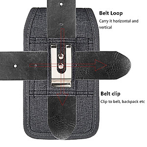 Belt Phone Holster Compatible with Motorola Defy, Defy 2, Edge, Edge 20, 20 Fusion, 20 Lite, 20 Pro, Edge 30 Pro, Edge S, Edge S30, X30, G Pure