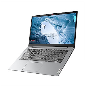 Lenovo IdeaPad 1 14IAU7 14" FHD Laptop Core i3-1215U 8GB DDR4 RAM 256GB SSD M.2 2242 PCIe NVMe Wi-Fi 6 SD Card Reader Cloud Grey Windows 11 Home in S Mode (Renewed)