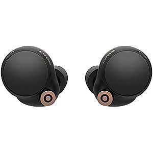 Sony WF-1000XM4 Truly Wireless Noise Cancelling Headphone - Optimised for Alexa and Google Assistant - with Built-in mic for Calls - Bluetooth Connection - Black/Copper