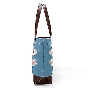 Tote Bag Women Satchel Bag Handbag Stylish Tote Handbag for Women Hobo Bag Fashion Crossbody Bag, Chrysanthemum blue daisy flower