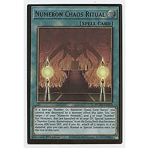 Numeron Chaos Ritual - MGED-EN050 - Premium Gold Rare - 1st Edition