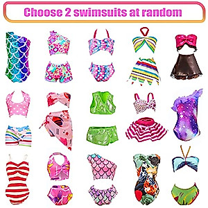 Doll Closet Wardrobe Set for 11.5 Inch Girl Doll 106 Pcs Clothes and Accessories Include Wardrobe, Suitcase, Mirror,Outfits, Dress, Shoes, Hangers, Handbags, Necklace, Crown and Dog (Pink+Rose)