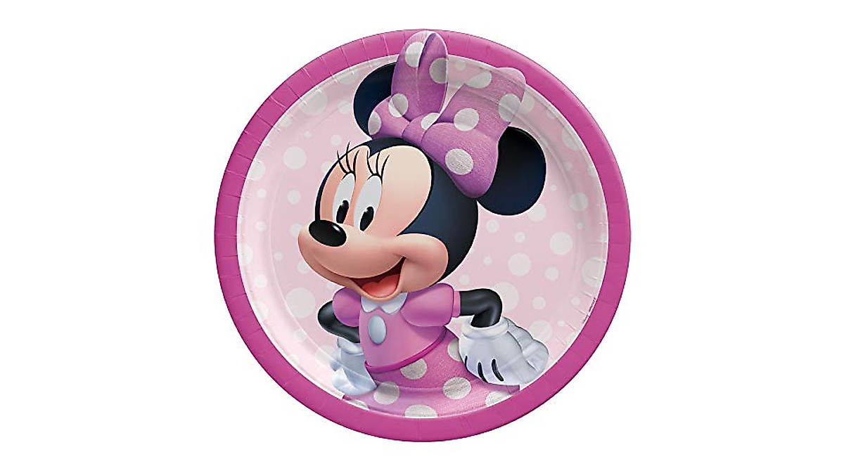 Disney Minnie Mouse Party Supplies Pack for 16 | Easy Cleanup & Fun