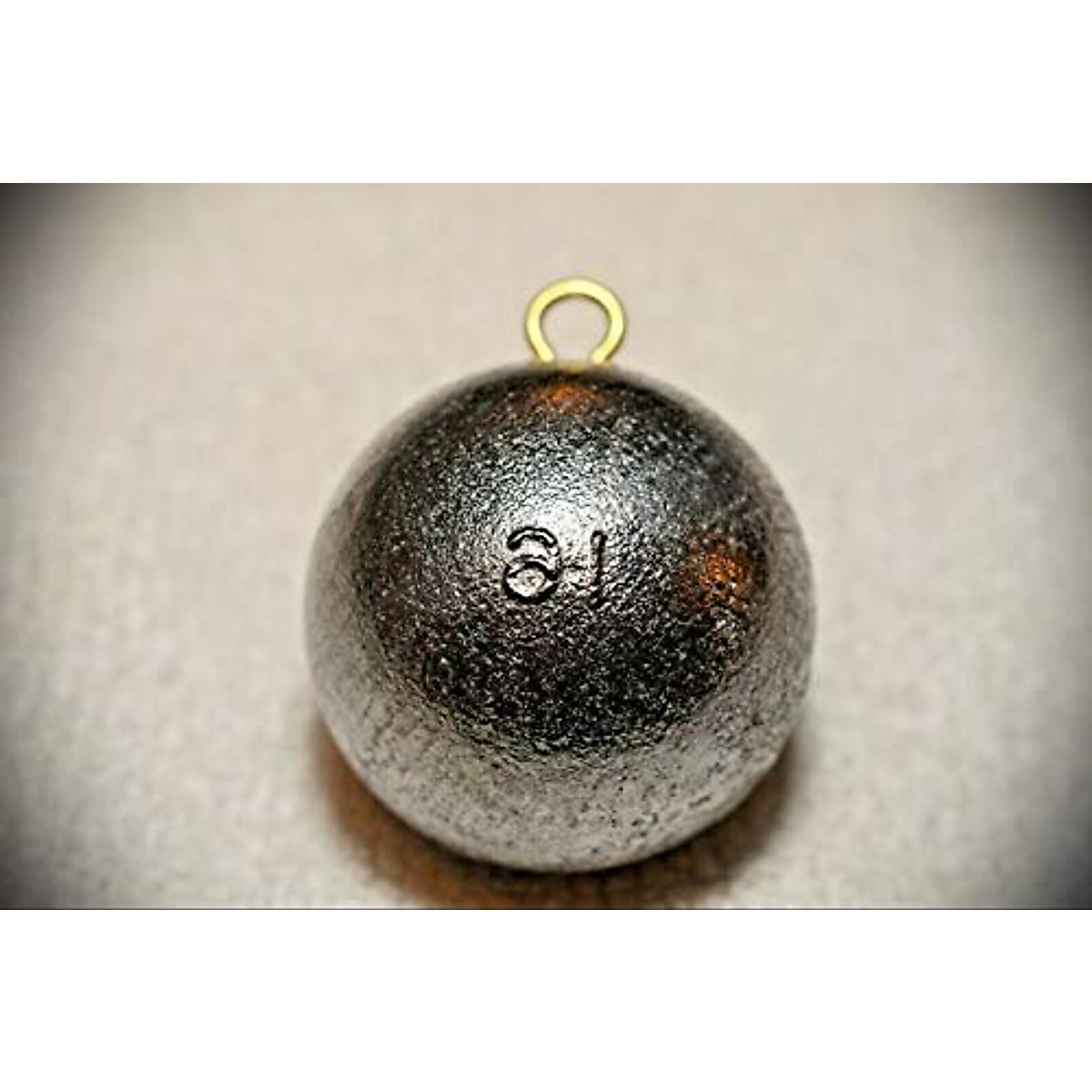 16oz (1 Pound) Cannonball Rock Cod Deep Drop Weights - 5 Sinker Weights Fishing Sinkers Molds for Freshwater or Saltwater Fishing