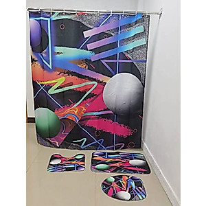 80's Retro Folder Art Bathroom Set
