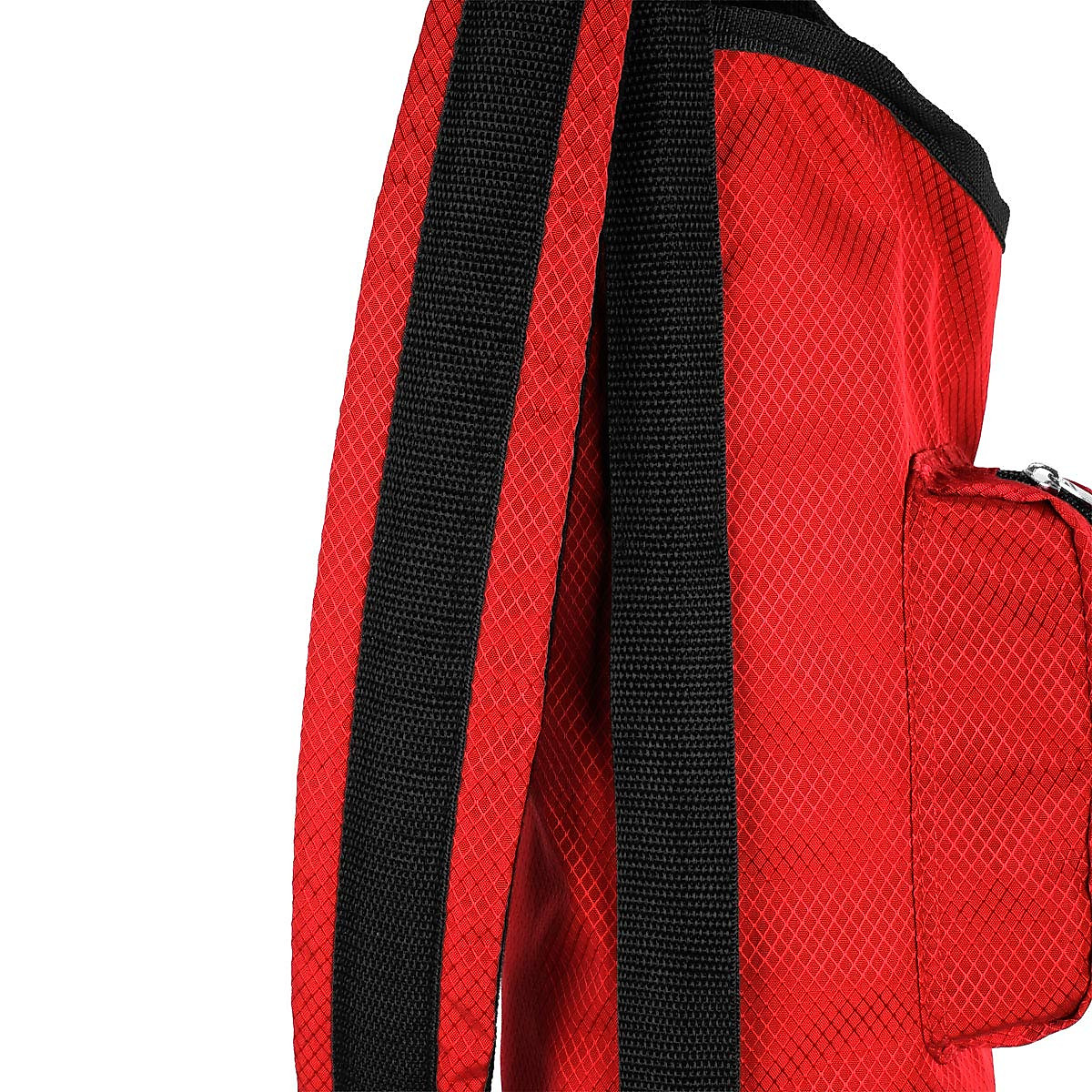 Orlimar Sunday Golf Bag, Small Red Lightweight Foldable Carry Walking Golf Club Travel Bag for a Few Clubs, Range, Men & Women with 2 Way Divider Top 2 Zippered Pockets Sling Shoulder Strap