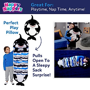 Happy Nappers Pillow & Sleepy Sack- Comfy, Cozy, Compact, Super Soft, Warm, All Season, Sleeping Bag with Pillow