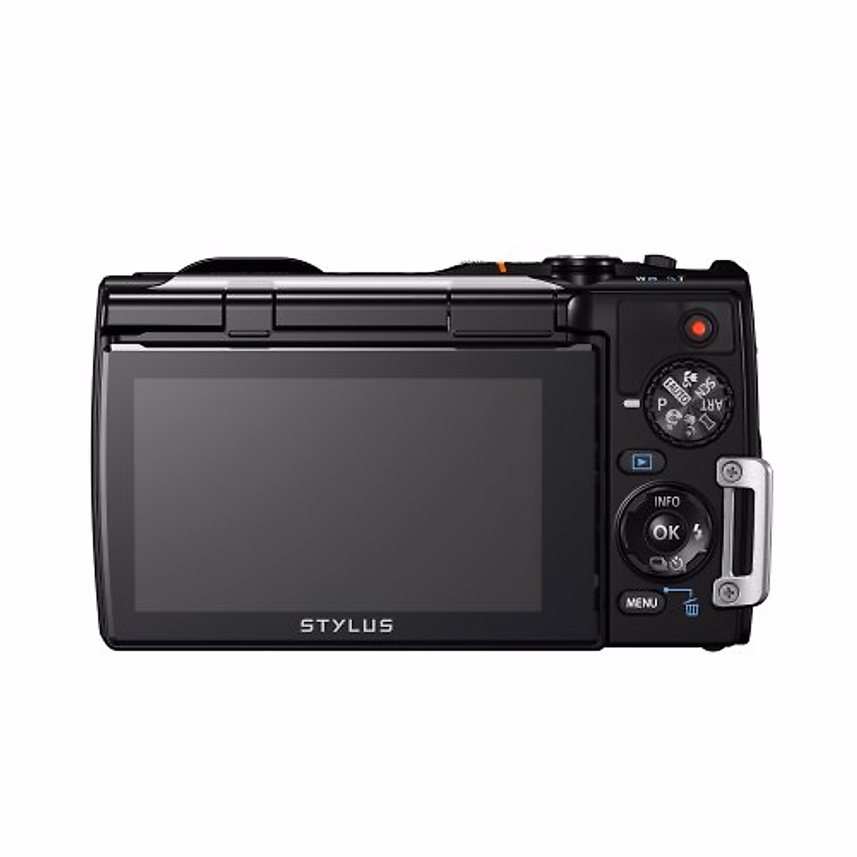 Olympus Stylus TG-850 IHS 16 MP Digital Camera (Black/Silver)