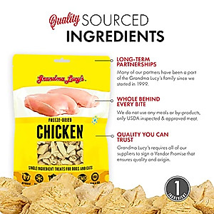 Grandma Lucy's - Singles Chicken Pet Treats – 3.5Oz