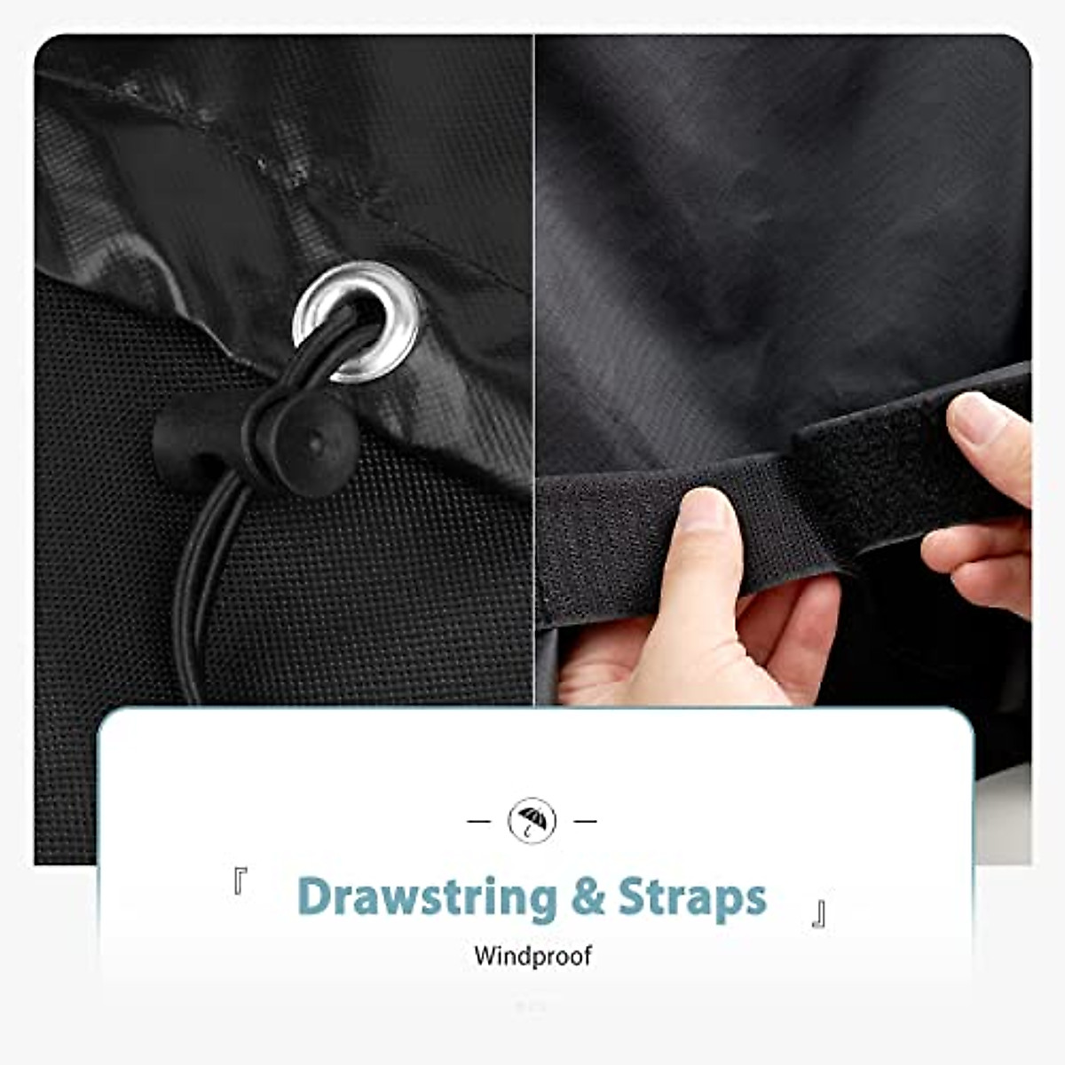 SHINESTAR Grill Cover for Char-Griller E1224, 2121, Kingsford Barrel Charcoal Grill 30", Heavy Duty Waterproof Smoker Cover, Special Zipper Design