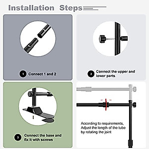 8'x8' Photo Backdrop Stand,Upgrade Heavy Duty Banner Stand Multifunctional Adjustable Telescopic Height and Width Photo Booth Banner,Reuse for Trade Show and Display Booth Exhibitor Background