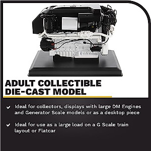 Diecast Masters 1:12 Caterpillar C32B Marine Engine | High Line Series Cat Trucks & Construction Equipment | 1:12 Scale Model Diecast Collectible Model 85707