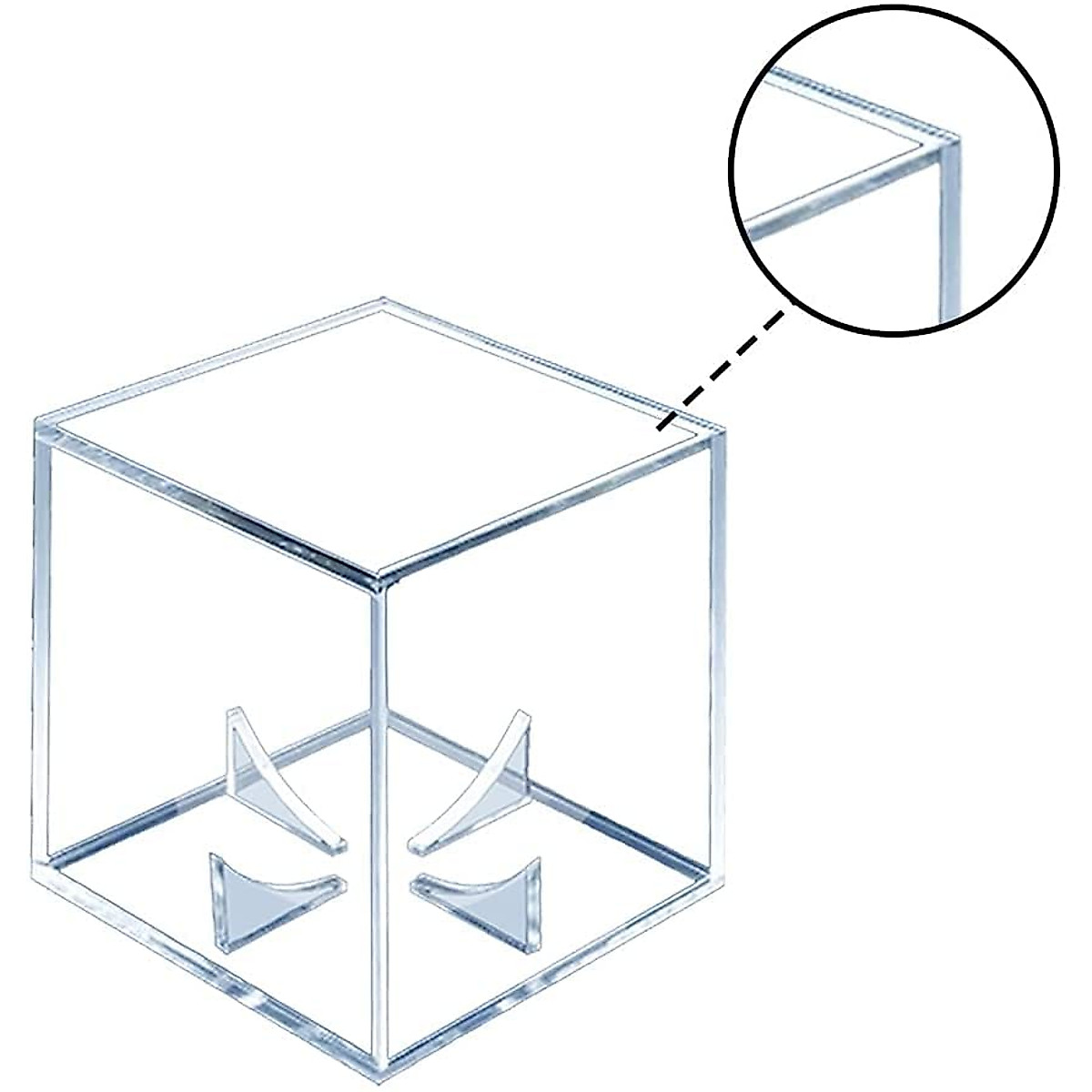 Jaragar Baseball Display Case 1 Pack, UV Protected Sport Collectibles Baseball Holder Acrylic Cube Memorabilia Display Box, Official Baseball Autograph Display Case for Official Size Baseball