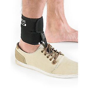 Neo-G Drop Foot Daily Support & Relief – Helps with Drop Foot, Nerve Injury, Foot Position, Relieve Pressure, Ankle & Foot Orthosis – Class 1 Medical Device - L - Black