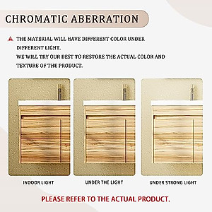 Sybrioka Floating Bathroom Vanity with Ceramic Sink, 28 Inch Modern Vanity Cabinet Wall Mounted, Bath Storage Cabinet Vanity Set with Wood Door