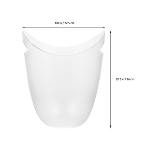 1pc Ice Bucket Large Bucket Small Bucket Food Containers Beverage Tub Wine Cooler Bucket Cooler Bucket Beverage Cooler Bucket Wine Chiller Bucket Acrylic Keg Frosted
