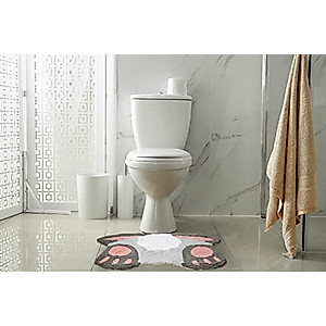 Gilbins Easter Bunny Tail Plush Cotton Rug Spring Rabbit Floor Mats Bath Rugs Non Slip Area Rug for Bedroom Living Room Home Decor 30" X 20"