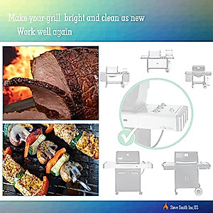 Tombili 22.5" Flavorizer Bars Replacement for Weber Spirit 300 E310 S320, Fits Genesis Silver B&C, Genesis Gold B&C, Genesis Platinum B&C, Spirit 700, Weber 900 with Side Control Grill Parts.WB7536