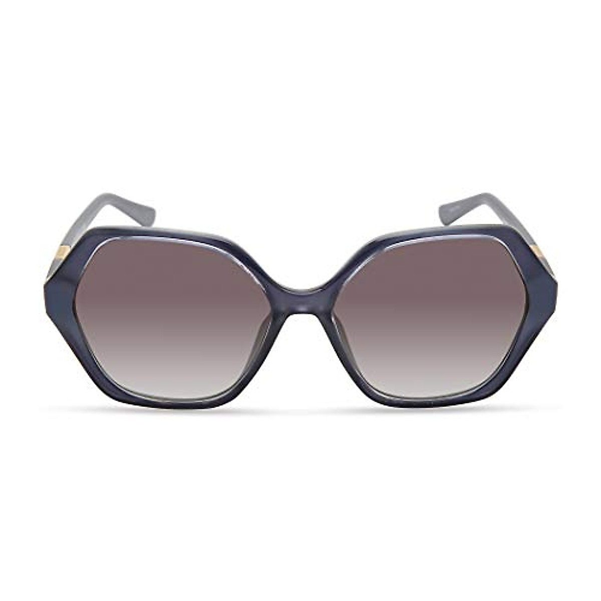 GUESS Women's Trendy Geometric Square Sunglasses, Grey, 57mm