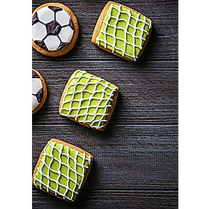 Fox Run, 1 x 2.75 x 2.75 inches, Square Cookie Cutter Set