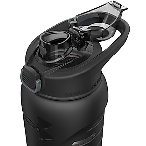 Under Armour 24Oz Stainless Steel Water Bottle, Insulated, Carabiner Easy Carry Hook, Leak Proof, Kids & Adults, All Sports, Gym