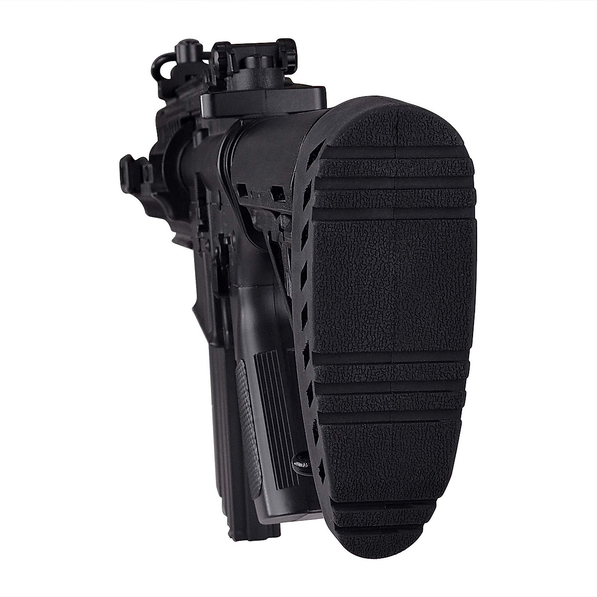 Pridefend Rubber Combat Butt Pad, Non-Slip Recoil Pad for 6 Position Stock
