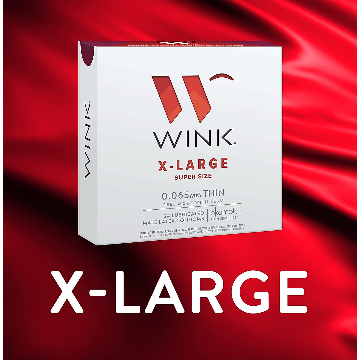 WINK X-Large Condoms, 24 count