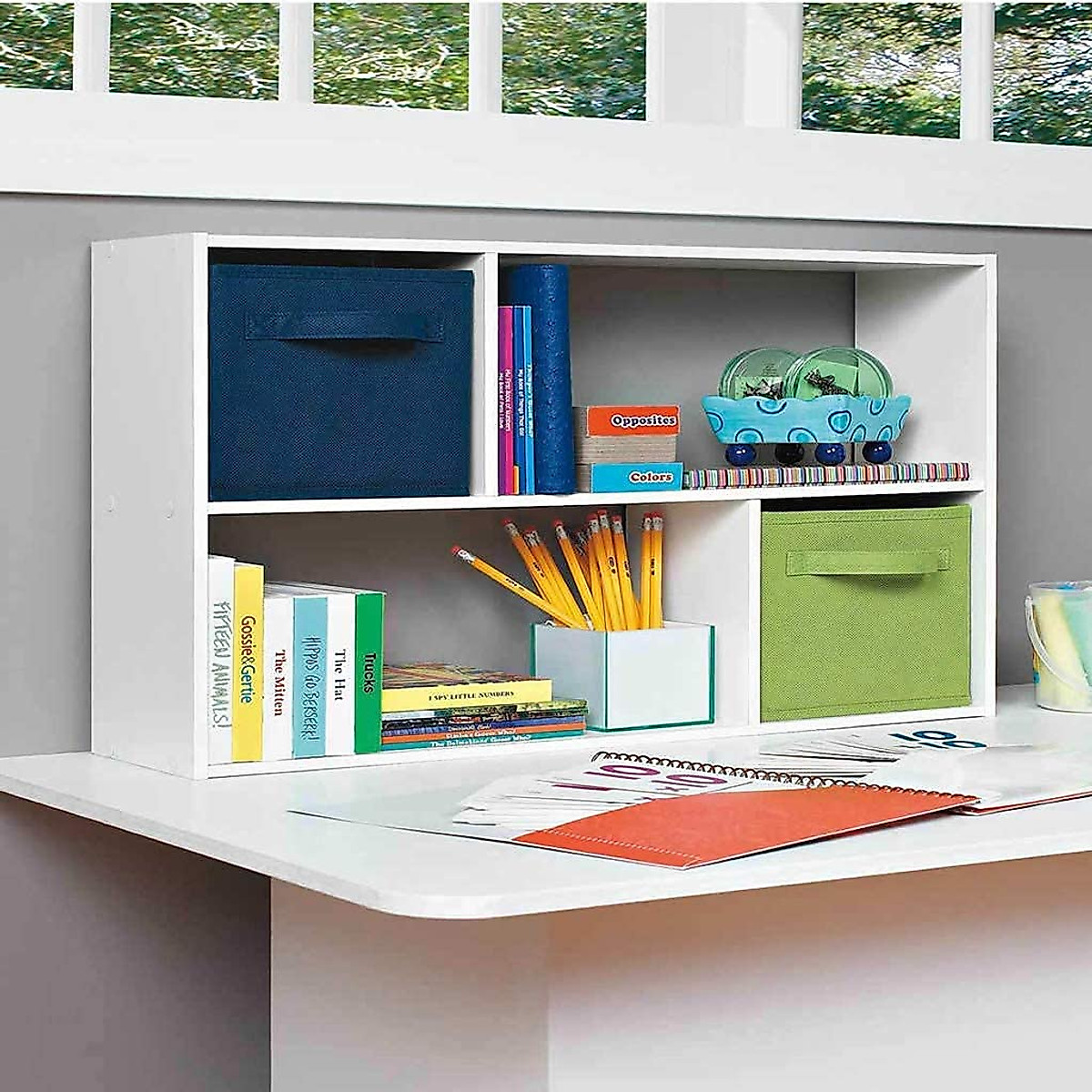 ZUER Fabric Storage Cubes- Foldable Storage Bins Thickening Household Cube Storage Box- Moistureproof, Dustproof, Odourless (2 Pack)