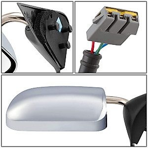 DNA Motoring OEM-MR-CH1321178 Factory Style Powered Adjustment Mirror with Heated Glass Right Side View Door Mirror Compatible with 94-97 Dodge Ram 1500 2500 3500