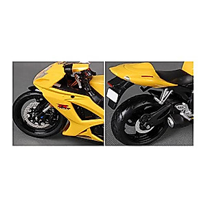 CARZE Die Cast Collectable for Suzuki GSXR GSX-R 600 Diecast Motorcycle Model Birthday Gift Toys Car Collection 1/12
