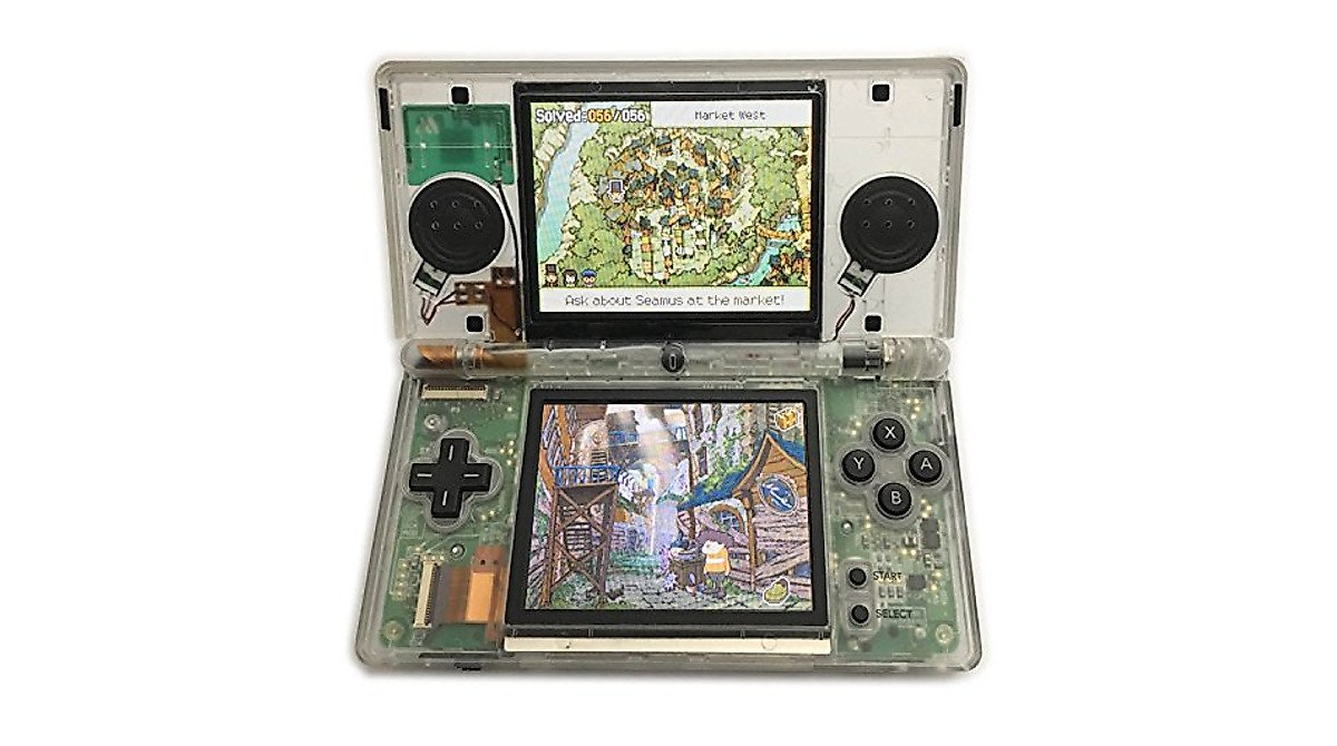 ValueDeluxe Custom Transparent BLACK Edition Nintendo DS Lite ...