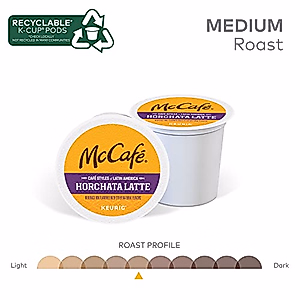 McCafe Cafe Styles of Latin America Horchata Latte, Keurig Single Serve K-Cup Coffee Pods, 20 Count