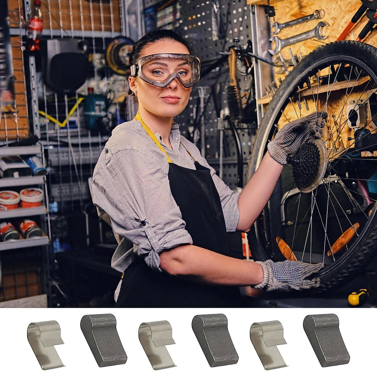 Bicycle Wheel Rim Kit for Bicycle,Bicycle Wheel Springs for Road Bike, MTB, Folding Bike | Wheel Hub Bolt Screw Attachment Bicycle Accessories for Bicycle Hub Generic