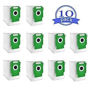 JoyBros 10 Pack Vacuum Bags Compatible with iRobot Roomba i & s & j Series Replacement dust bag for iRobot Roomba i1+ i3+ i4+ i6+ i7+ i7Plus j7+i8+ s9