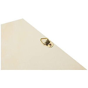 Artemio 14001892 Set of 3 Hexagonal Shelves to Decorate, Wood, Beige, 30 x 26.5 x 10 cm